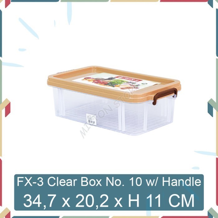 Jual LUXTON Lion Star FX-3 Clear Box No 10 Kotak Serbaguna Box ...