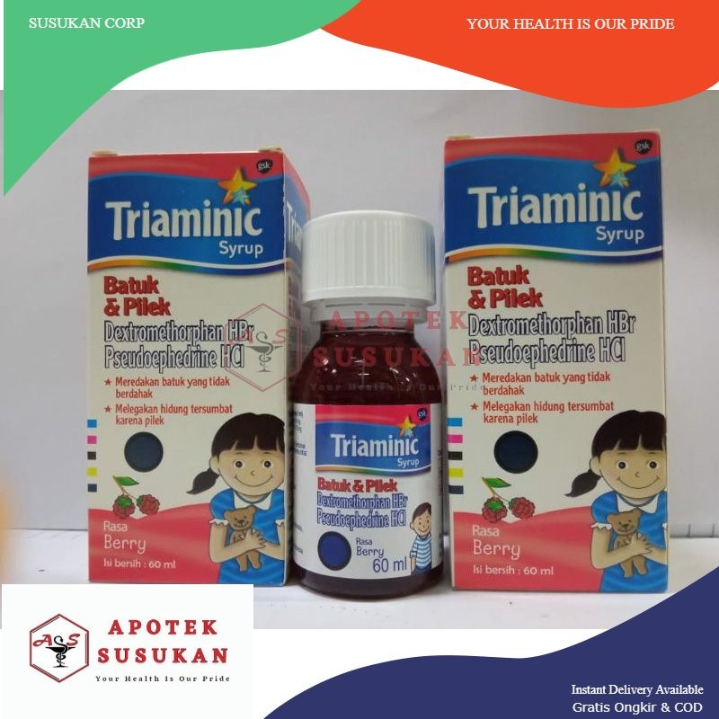 Jual Triaminic Obat Batuk & Pilek 60ml | Shopee Indonesia