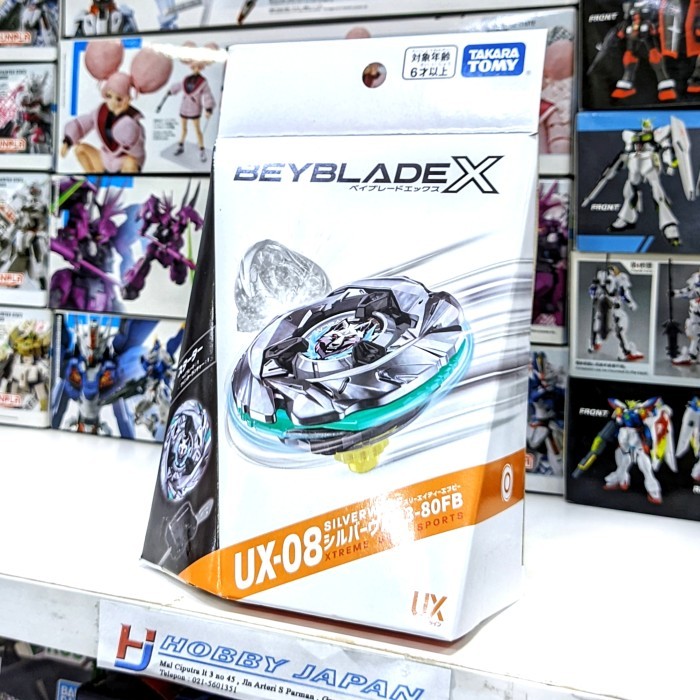 Jual Beyblade X UX-08 Silver Wolf 3-80FB Starter | Shopee Indonesia