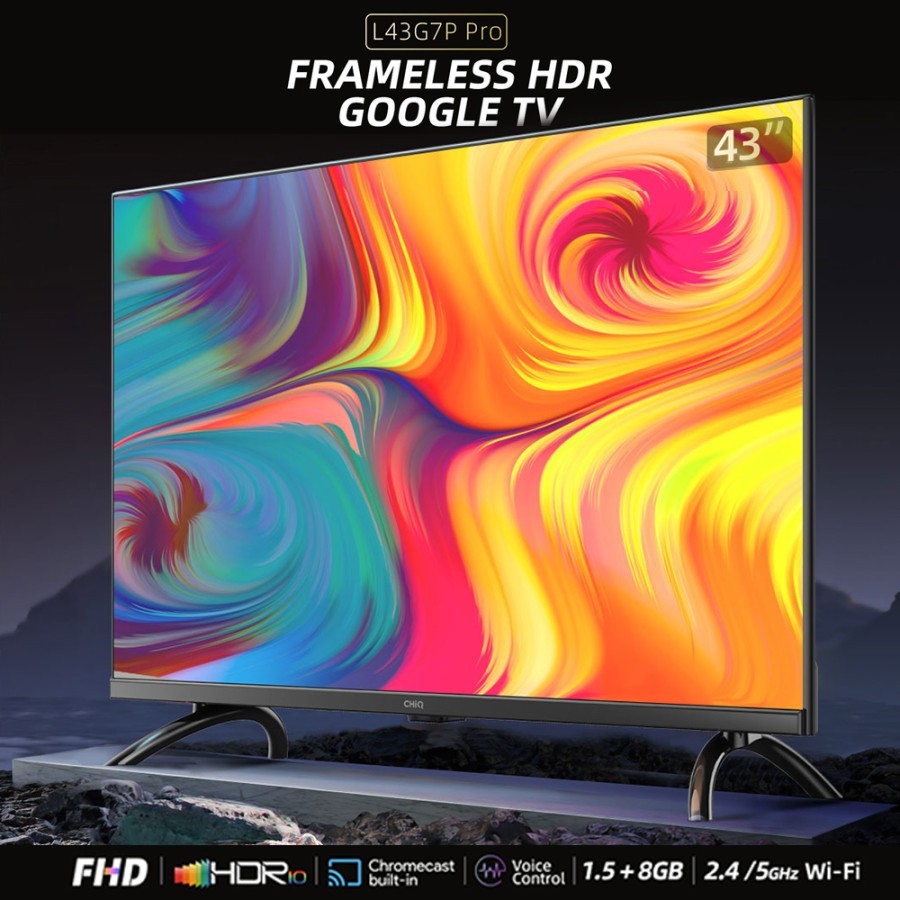 Jual Changhong【Google TV】CHiQ 43 inch Smart TV HDR10 Digital TV ...