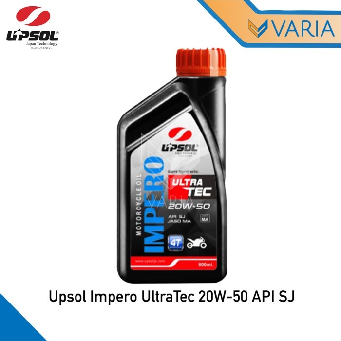 Jual Upsol Impero Ultratec 4T 20W 50 SJ 800 ml JASO MA Oli Mesin Motor ...
