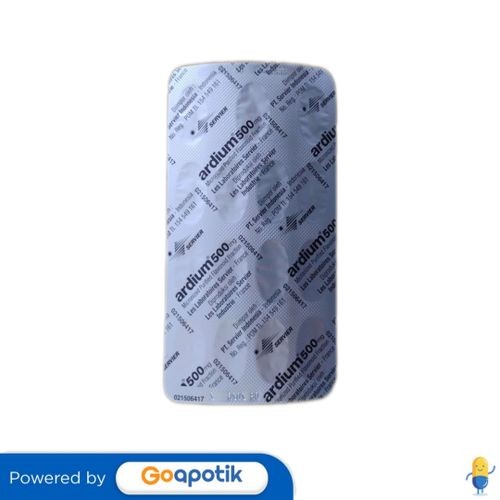 Jual Ardium 500 Mg Strip 15 Tablet | Shopee Indonesia
