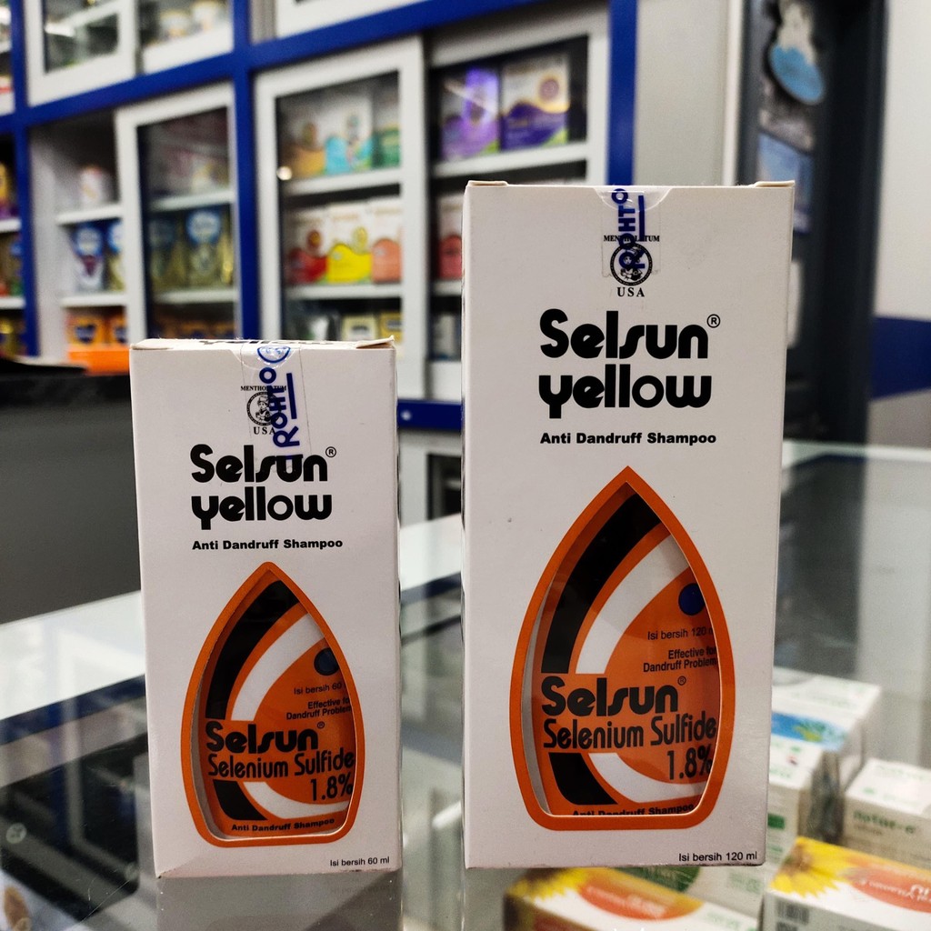 Jual Selsun Yellow 1,8% Shampoo (60 Ml), (120 Ml) | Shopee Indonesia