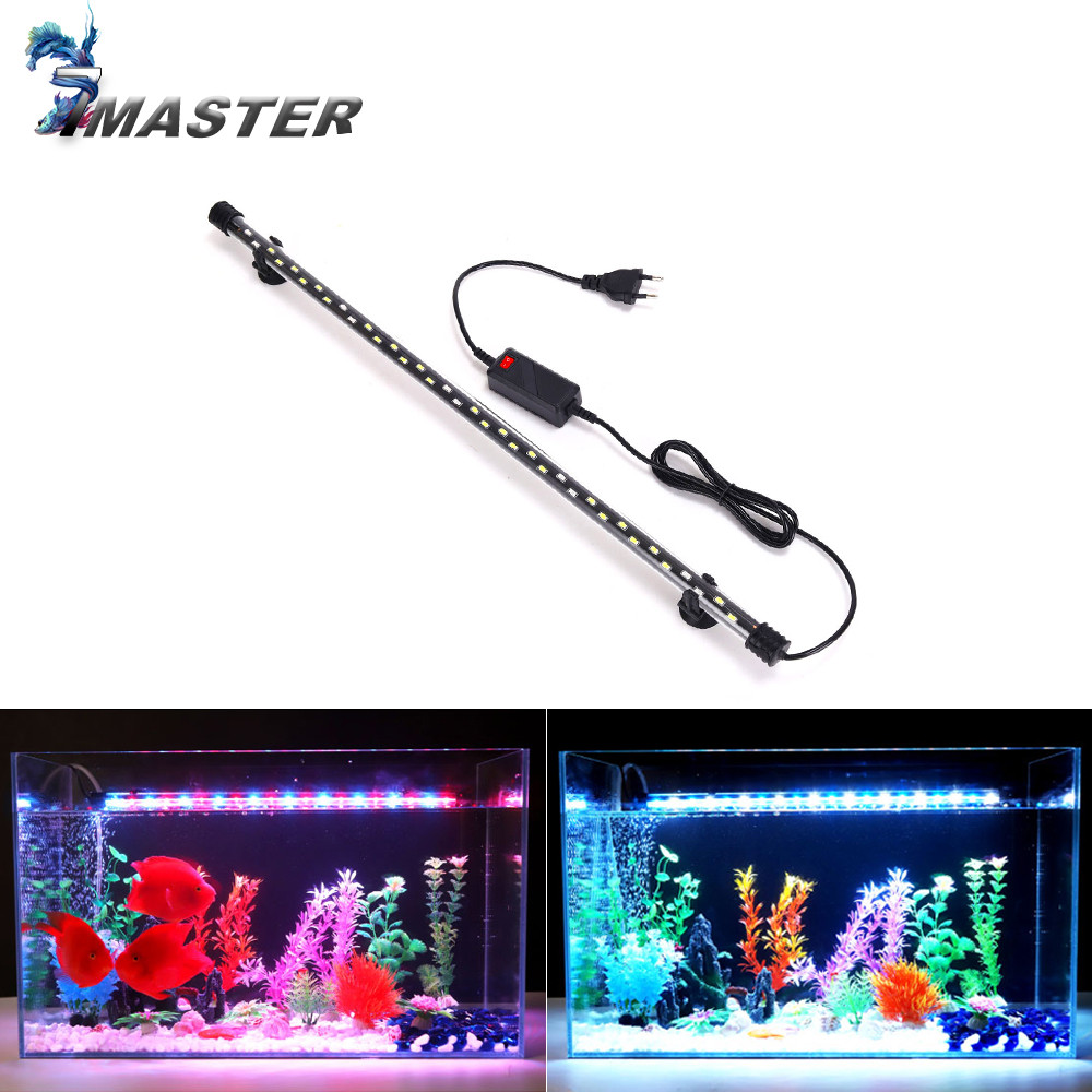 Jual 18-54CM Aquarium Light Fish Tank Submersible Light Lamp Waterproof ...