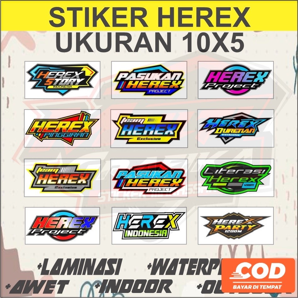 Jual Stiker Herex Stiker Motor Racing - Stiker Bengkel Lengkap Terbaru ...