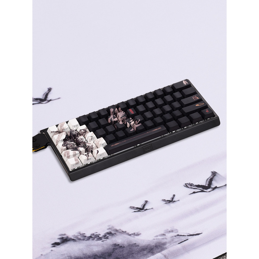 Jual Womier Black Myth Wu Kong Keycaps PBT 134 Key Ergonomics Key Cap ...