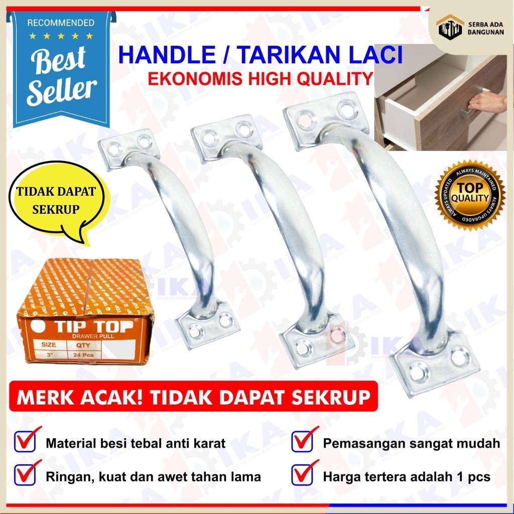 Jual SAB Tarikan Laci besi termurah / Tarikan Pintu / Door Pull KZK 3 ...