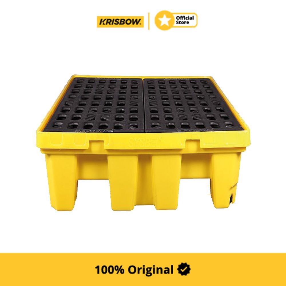 Jual Krisbow Spill Pallet Wadah Cairan Kimia & Oli 260 ltr | Shopee ...