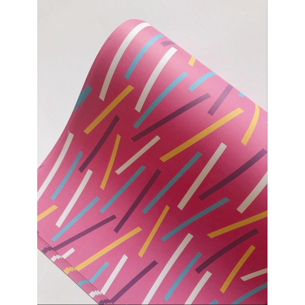 Jual Kertas Kado Pink Confetti | Shopee Indonesia