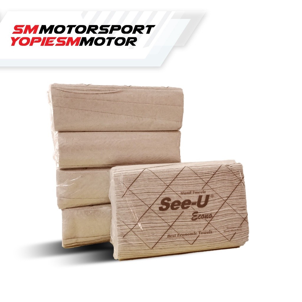 Jual Tisu Tissue See-U Seeu See u Econo Brown Coklat Hand Towel ...