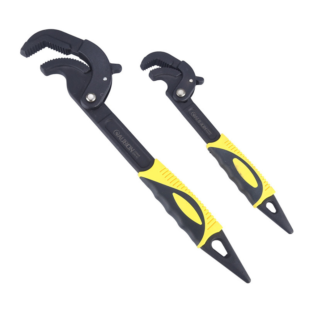 Jual Pipe Adjustable Wrench Universal Key Open End Multi Function Tool Carbon Steel Monkey ...