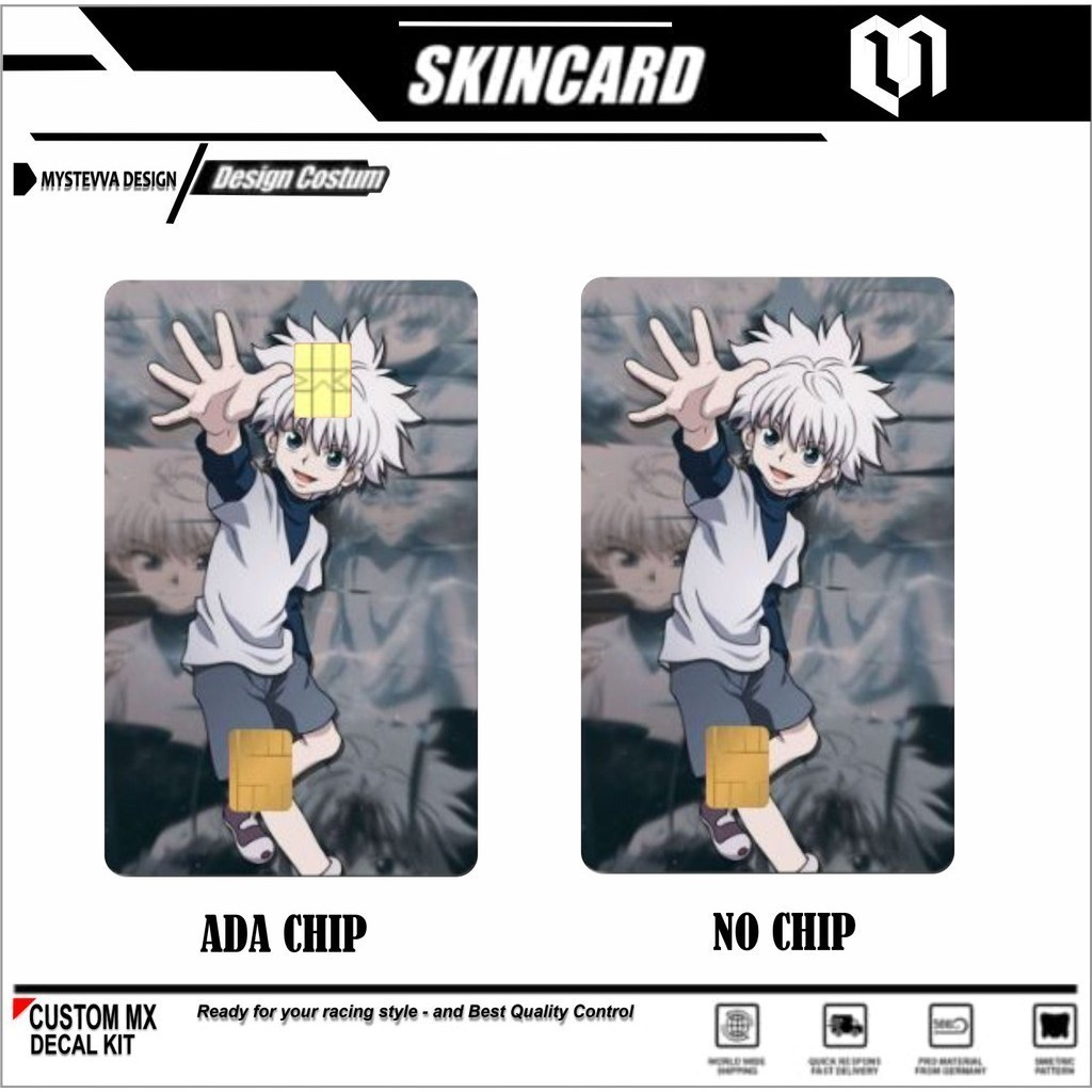 Jual Stiker HUNTER CUSTOM STIKER/SKIN ATM KTP E-MONEY | Shopee Indonesia