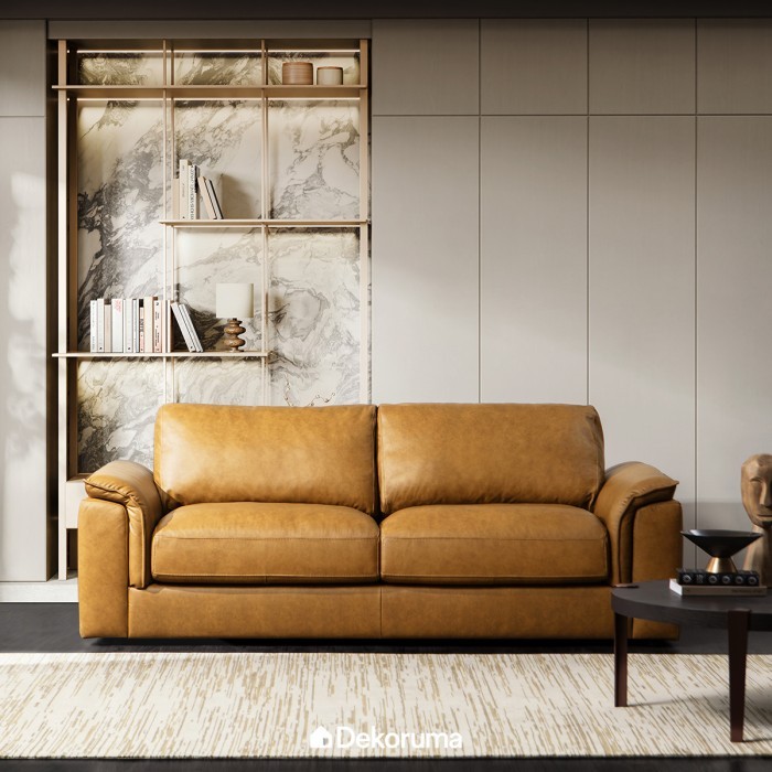 Jual Dekoruma Tenzo DENZEL Sofa Premium 3 Seater / Sofa 3 Dudukan ...