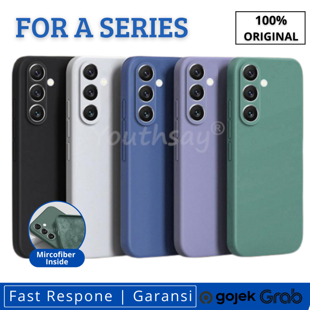 Jual Redkey Case For Samsung Galaxy A16 A26 A36 A56 5G A06 Casing Liquid Silicone Mircrofiber ...