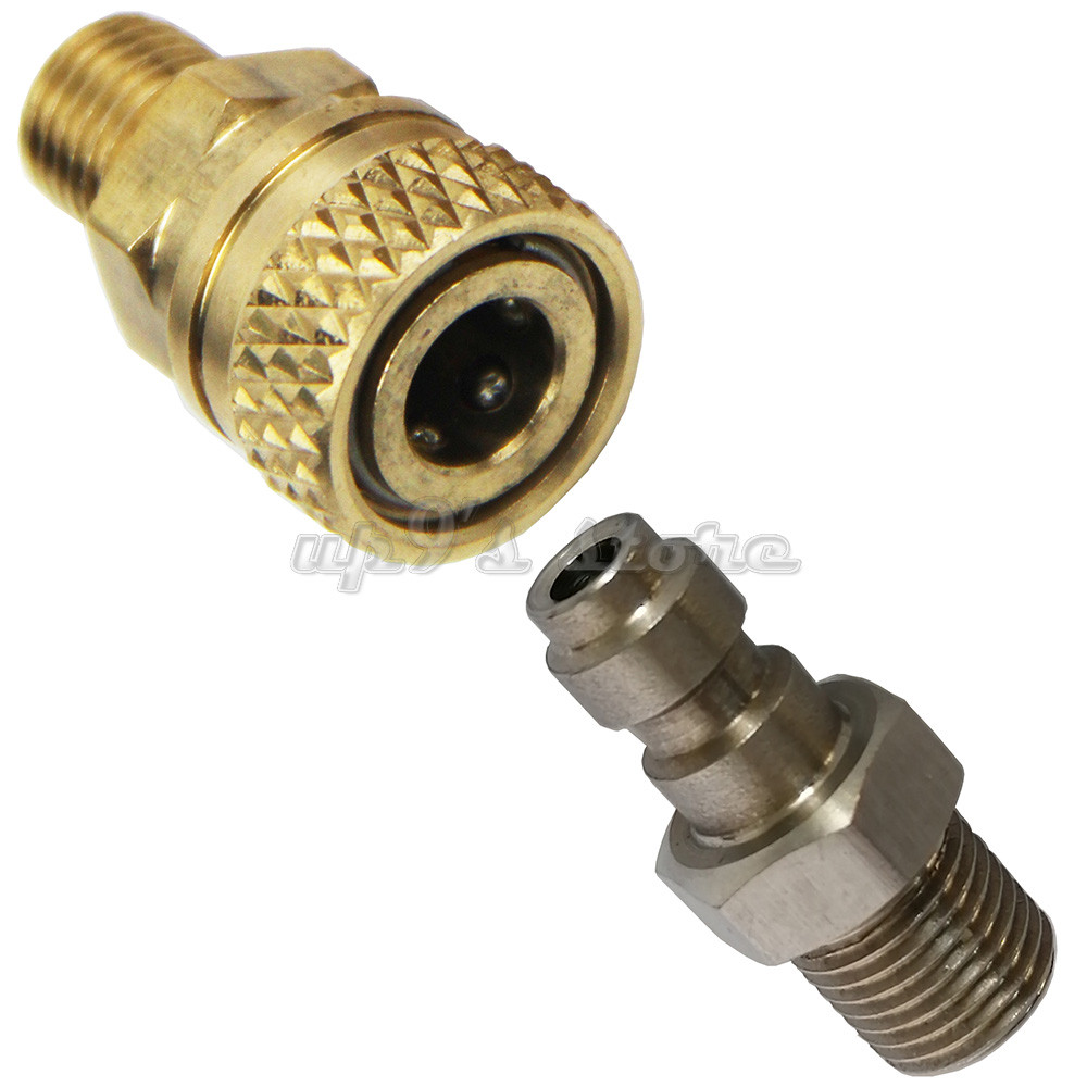 Jual Quick Release M10 x 1 1/8 BSPP 1/8 NPT PCP Fill Fitting Female ...