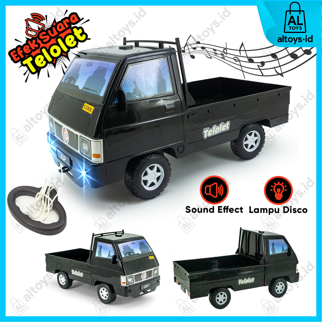Jual Mainan Anak Miniature Mobil Truck Pickup Mitsubishi L300 - LED ...