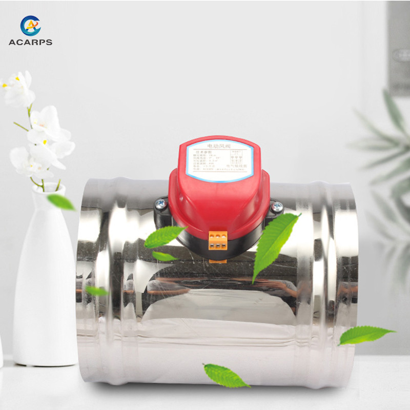 Jual Stainless Steel 201 Damper Electric Air Valve Motorized Check ...