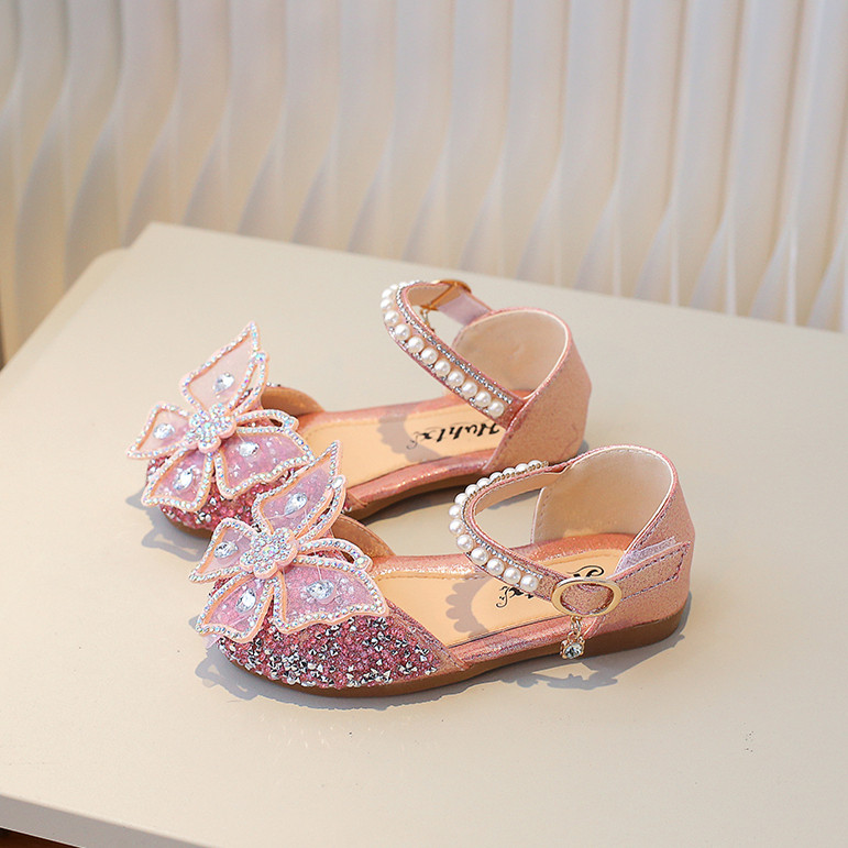 Jual Sepatu Putri Anak Perempuan Sepatu Sandal Model Baru Berlian ...