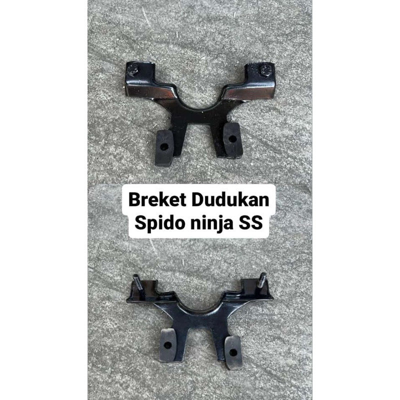 Jual breket dudukan spidometer ninja ss r bahan tebal set karet Bracket ...