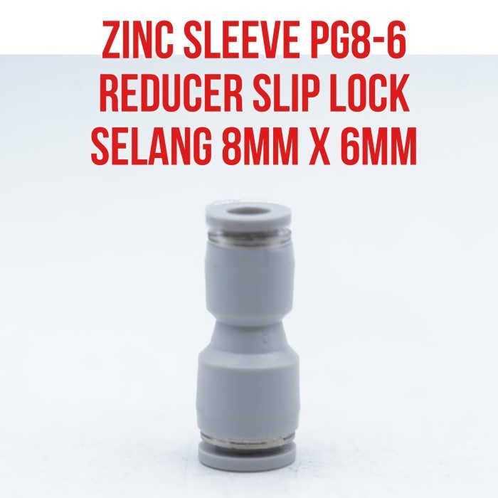 Jual PG8-6 PG 8-6 Zinc Sleeve Konektor Sambungan Selang Fitting Nepel ...