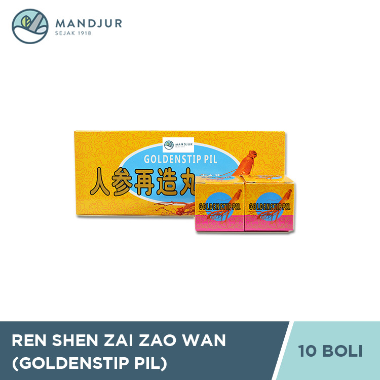 Jual Ren Shen Zai Zao Wan (Goldenstip Pil) | Shopee Indonesia