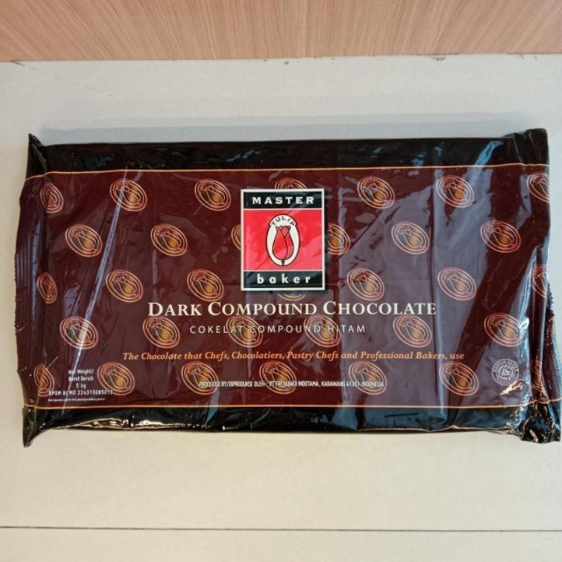 Jual Tulip Dark Compound / Master Baker 5kg - Cokelat Compound Premium Masterbaker | Shopee ...