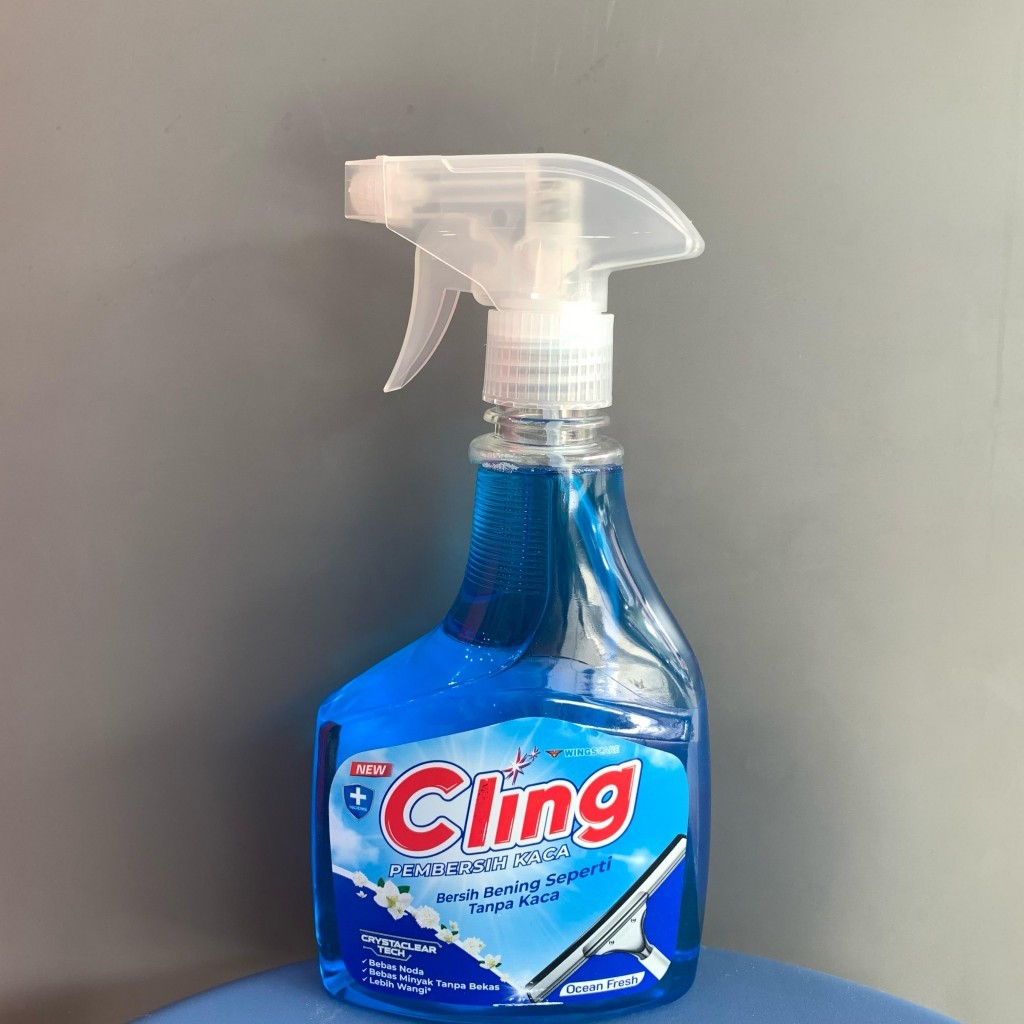 Jual Cling Biru Botol 425ml/Pembersih Kaca | Shopee Indonesia