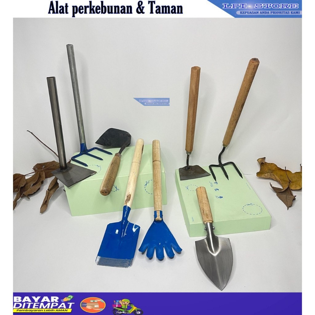 Jual Peralatan Taman Berkebun Cangkul Pacul Garuk Mini Cangkul dan Mini ...
