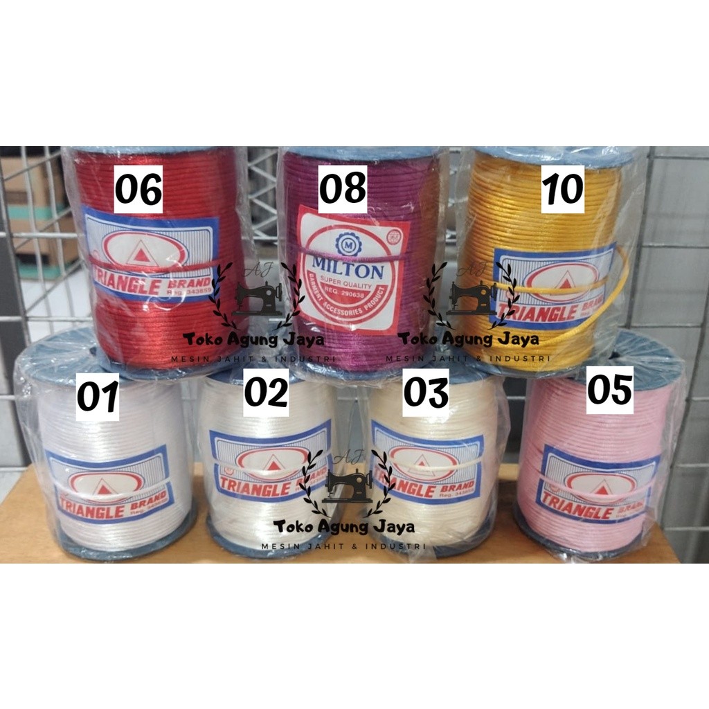 Jual Tali Satin Kor RRT / Tali Gelang / Tali Satin Cina 2MM / Tali ...