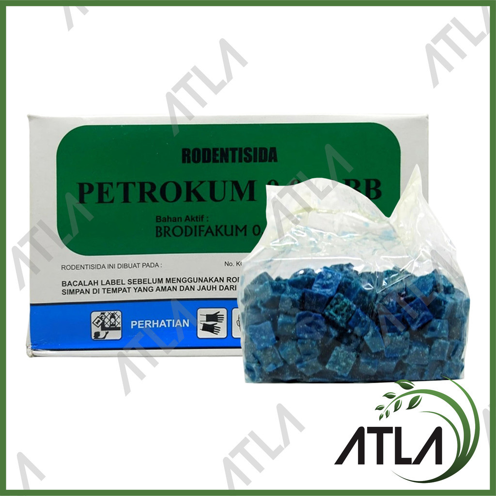 Jual Racun Tikus Petrokum 1 kg Kemasan Kiloan Obat Umpan Pembasmi Hama ...