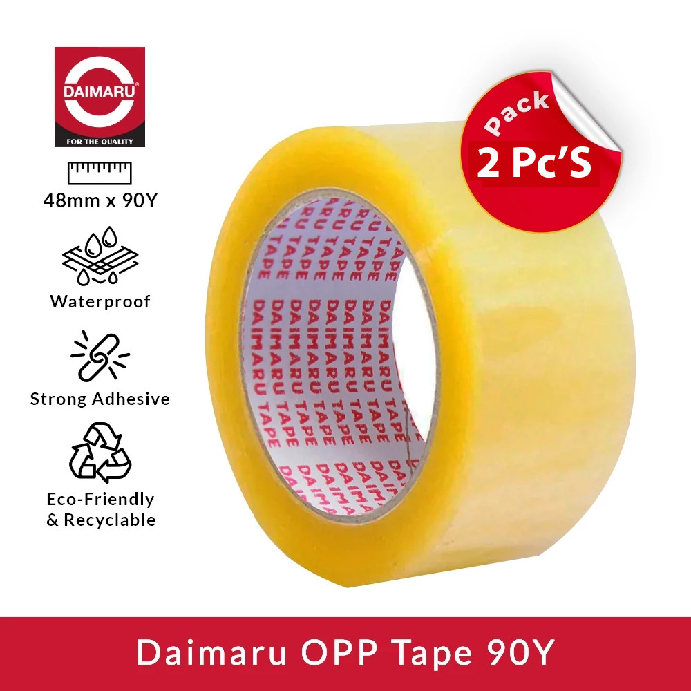 Jual Daimaru OPP Lakban Bening / Solasi 48mm X 90 Yard 2 Inch (2 Pcs) - Packing Tape | Shopee ...