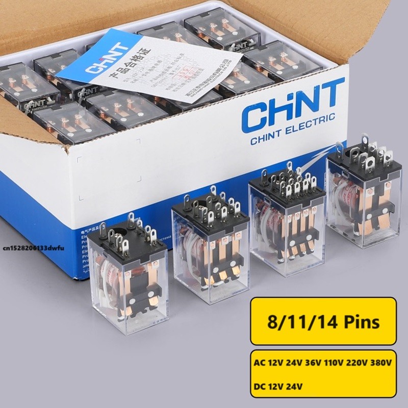 Jual CHINT JZX-22F(D)/2Z 3Z 4Z JQX-13F(D) /2Z AC DC 12V 24V 36V 110V 220V 380V RXM MY2NJ MY4NJ ...