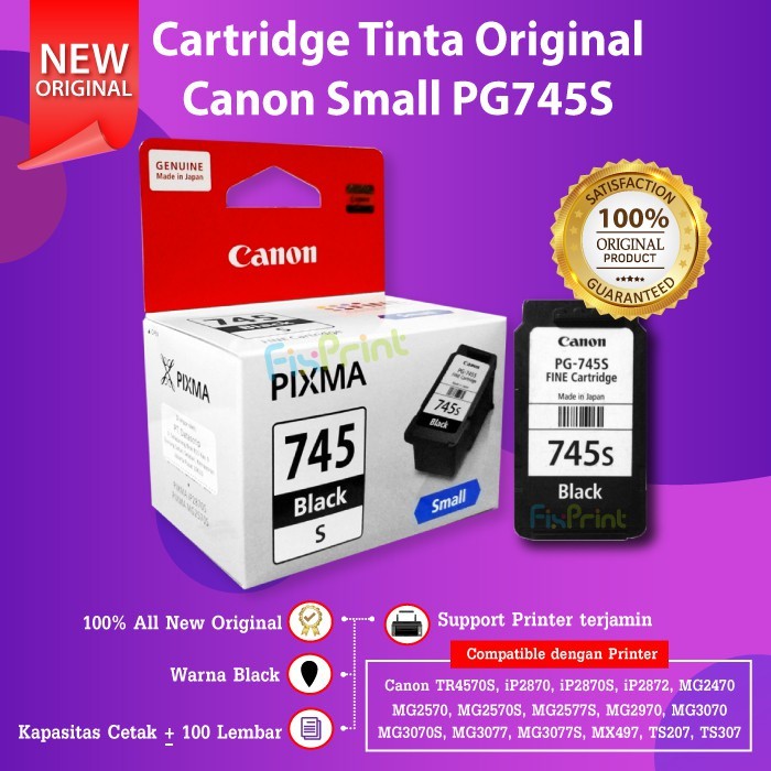 Jual Cartridge Tinta Canon CL746s 746s 746 Small Printer TS307 TS207 ...