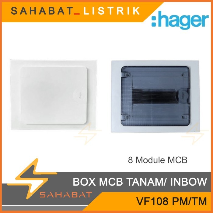 Jual BOX MCB HAGER INBOW TANAM 8 MODUL/ 8 GROUP VF108 PM-TM | Shopee ...