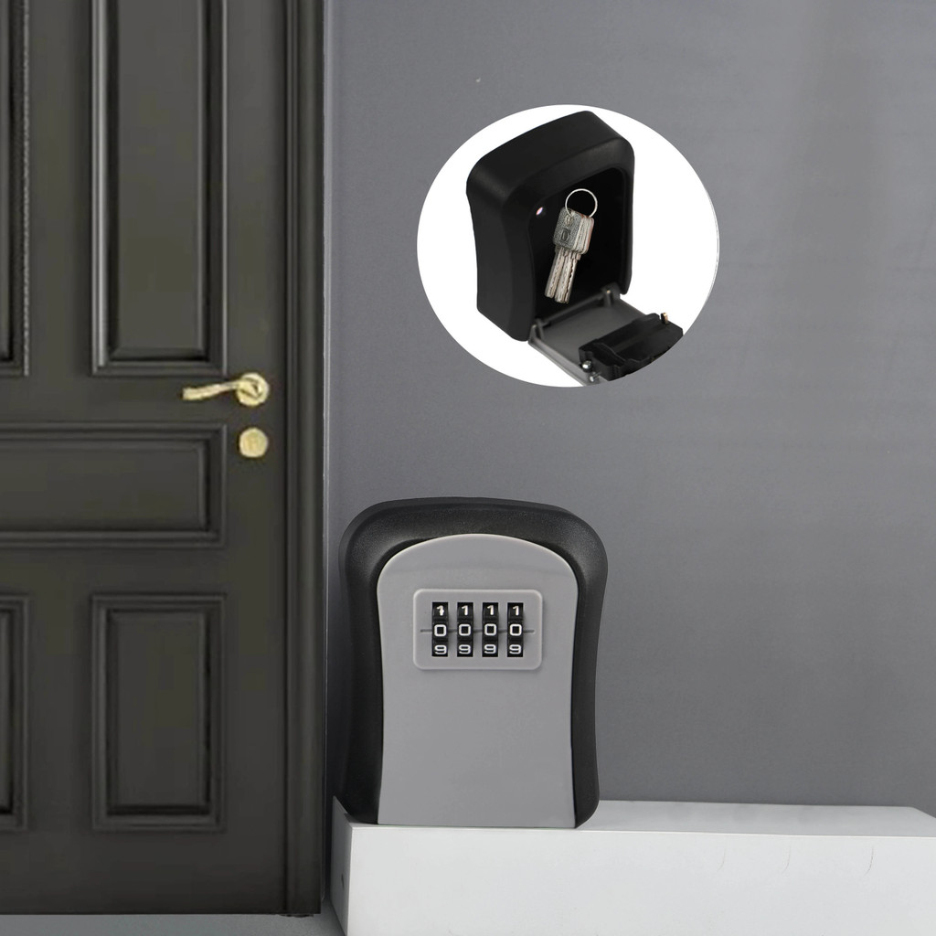 Jual Key Keeper Combination Lock Wall Mounted Waterproof 4 Digits ...