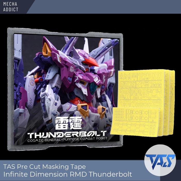 Jual Pre-Cut Masking Tape for Infinite Dimension RMD Thunderbolt by TAS ...