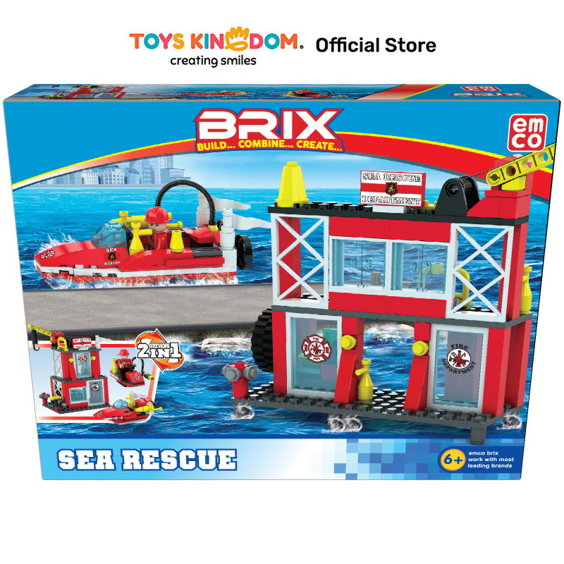 Jual Toys Kingdom Emco Set Brick Fire 6 In 1 8680 Random Kids Toy Toys ...
