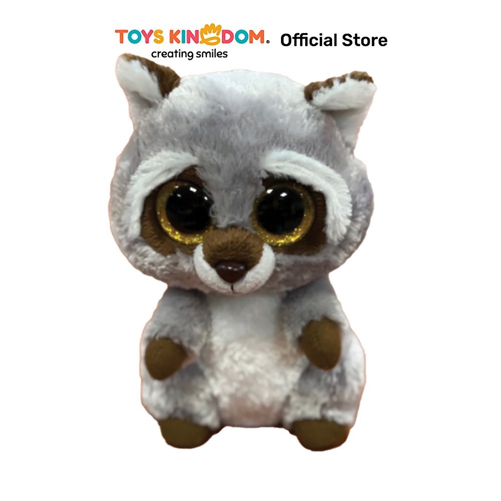 Jual Toys Kingdom Ty Beanie Boos Boneka Hewan Oakie Racoon Reguler ...