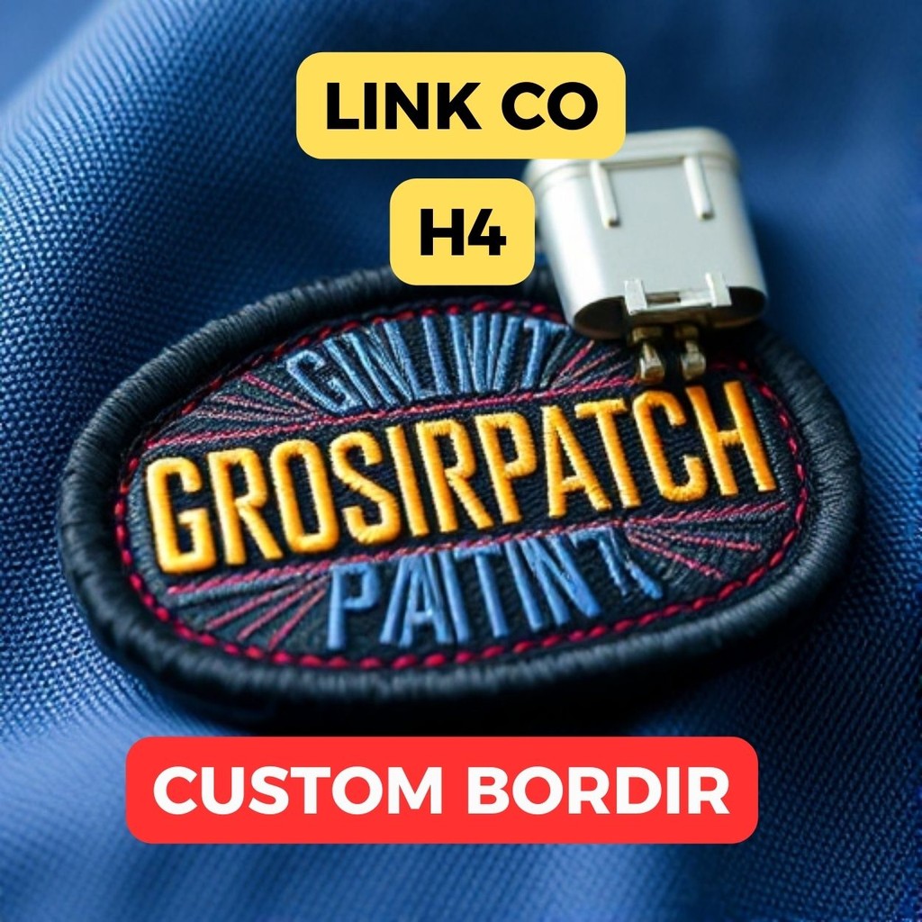 Jual GROSIR PATCH BORDIR CUSTOM SATUAN GAMBAR BEBAS HARGA BISA NEGO ...