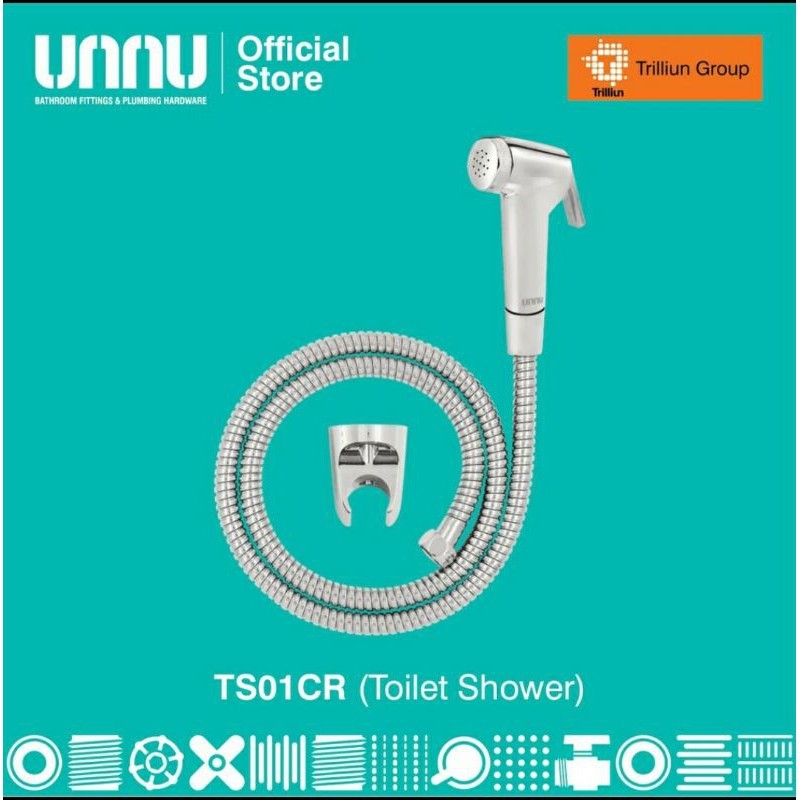 Jual UNNU Toilet Shower JET SHOWER TOILET MERK UNNU KRAN KERAN UKURAN 1 ...