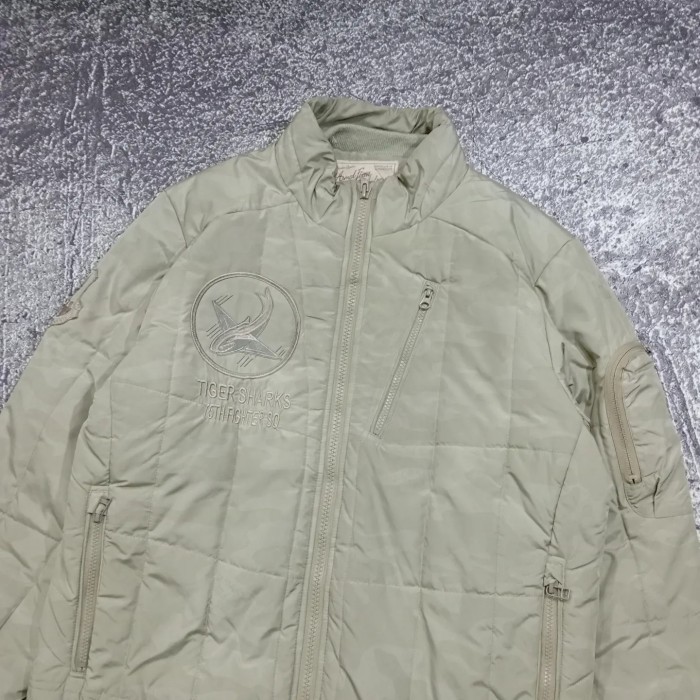 Jual Jaket winter militer AVIREX USAF TIGER SHARKS camo military air ...