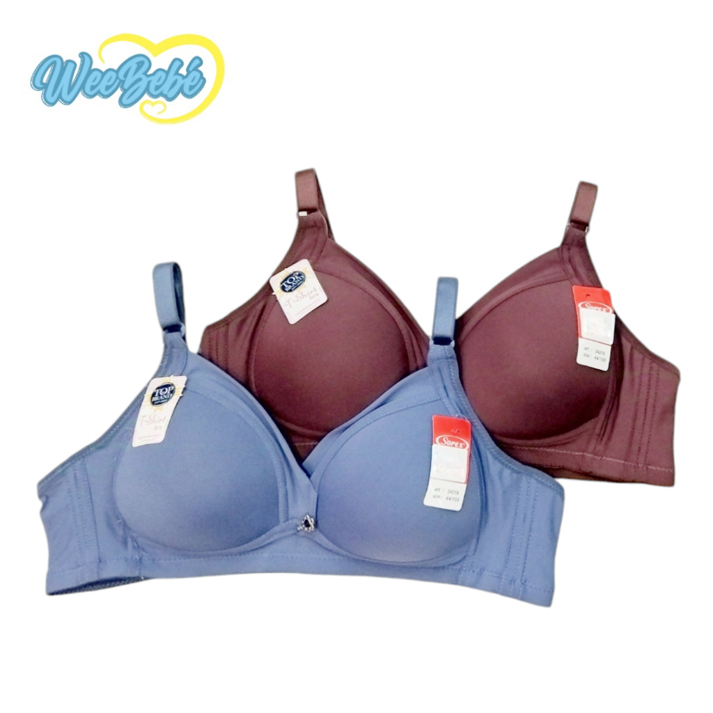 Jual Bra #34219 SOREX (Tanpa Kawat, Busa Sedang, Cup B-C, Full Cup) | Shopee Indonesia