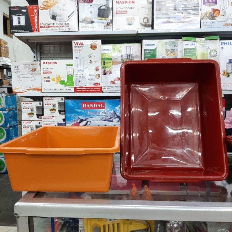 Jual KHUSUS INSTAN Bak Box Kotak Container Plastik Terbuka 30 X 25 X 10 ...