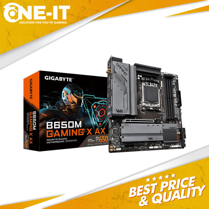 Jual Motherboard Gigabyte B650M GAMING X AX AMD B650 AM5 DDR5 | Shopee ...