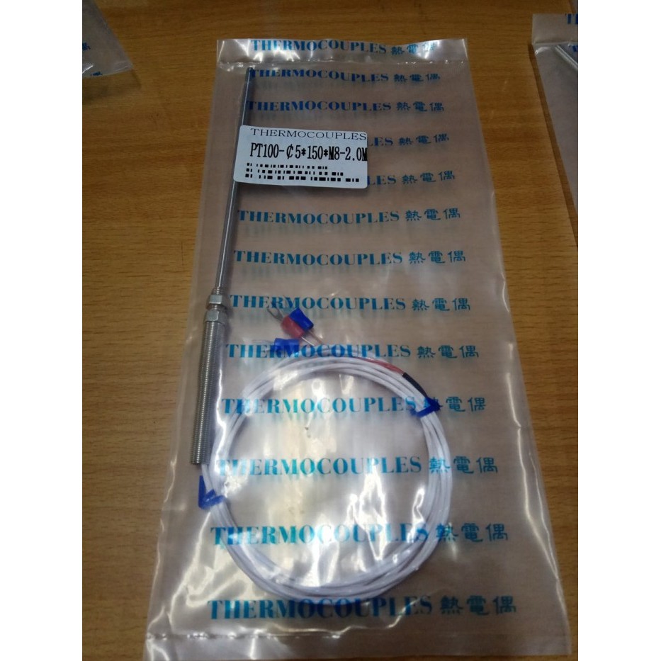 Jual TK99 Thermocouple type Pt100 - 5 x 150 mm ( 2 mtr ) | Shopee Indonesia