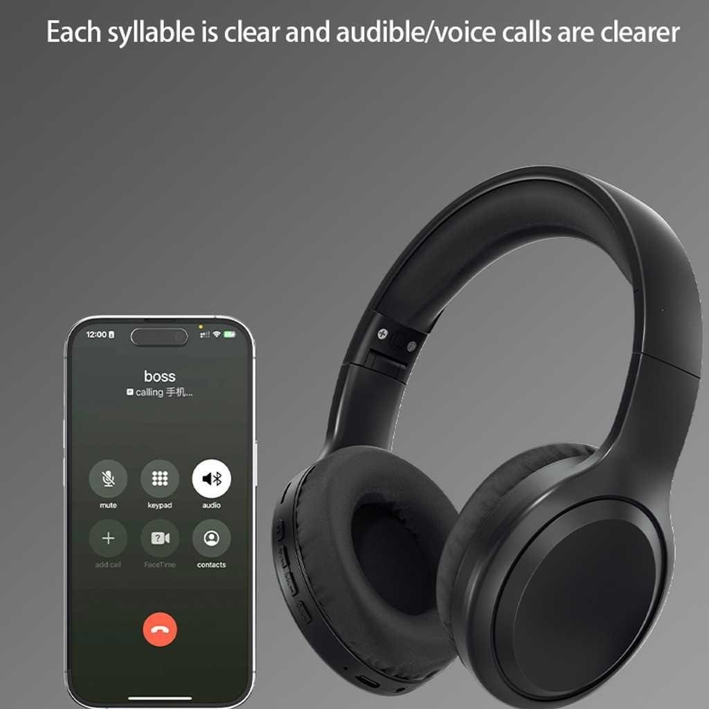 Jual Shoumi Headphone Bluetooth 5.3 Wireless Noise Reduction 400mAh ...