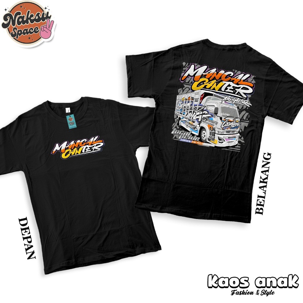 Jual Apparel Kid Zone KAOS ANAK - KAOS TRUK MANCAL CANTER TRUK CANTER ...