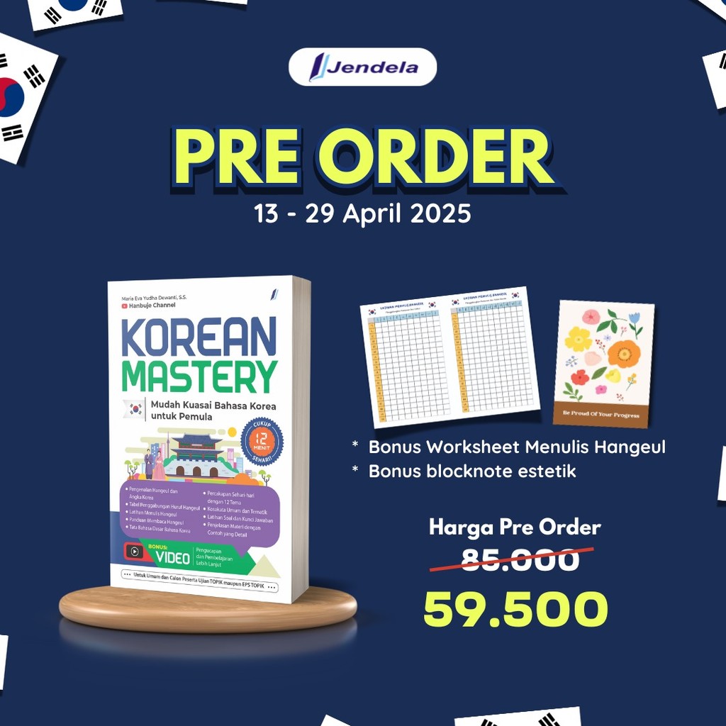 Jual Buku Belajar | Mudah Kuasai Bahasa Korea untuk Pemula - Maria Eva ...