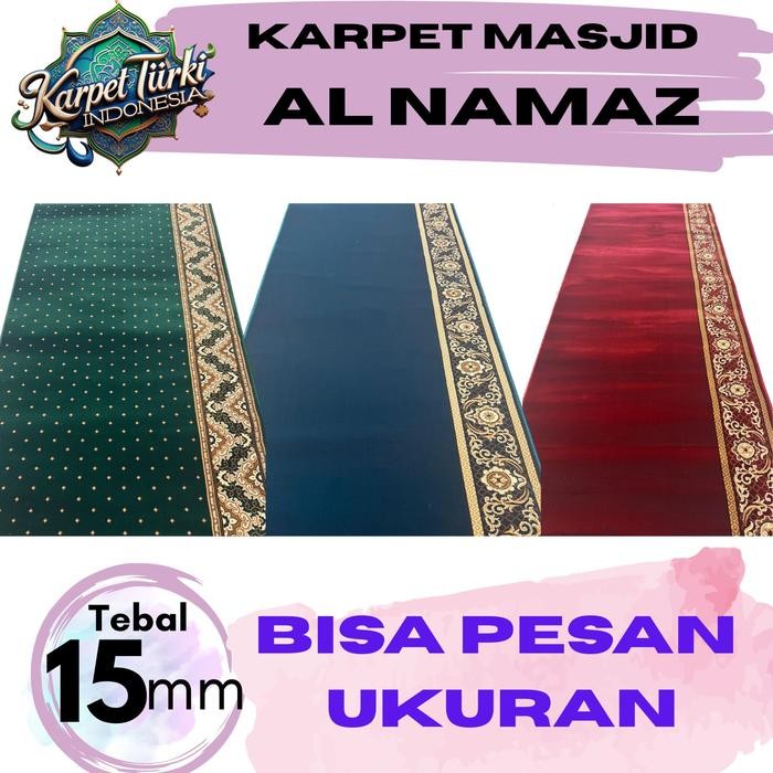Jual Karpet Masjid Al Namaz per Roll 6 meter Tebal 15mm - Sajadah Musholla | Shopee Indonesia