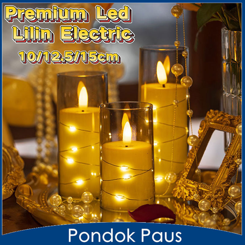 Jual Premium Led Lilin Electric /Lampu Hias Kamar Tidur Akrilik ...
